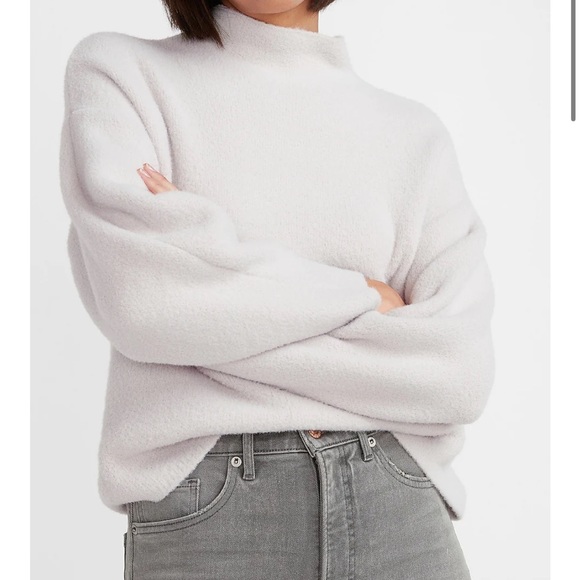 Express | Sweaters | Womens Express Cozy Mock Neck Sweatermoonlight ...